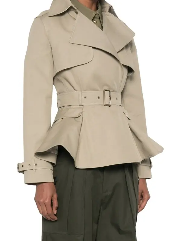 Burberry Short Belted Trench Coat