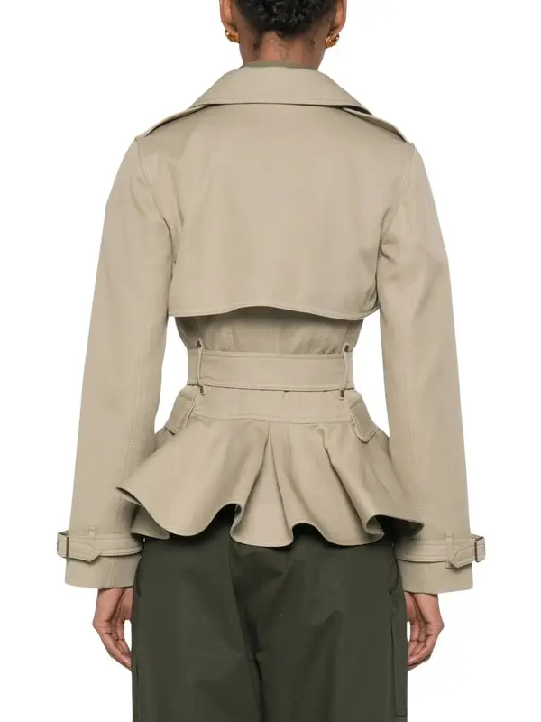 Burberry Short Belted Trench Coat