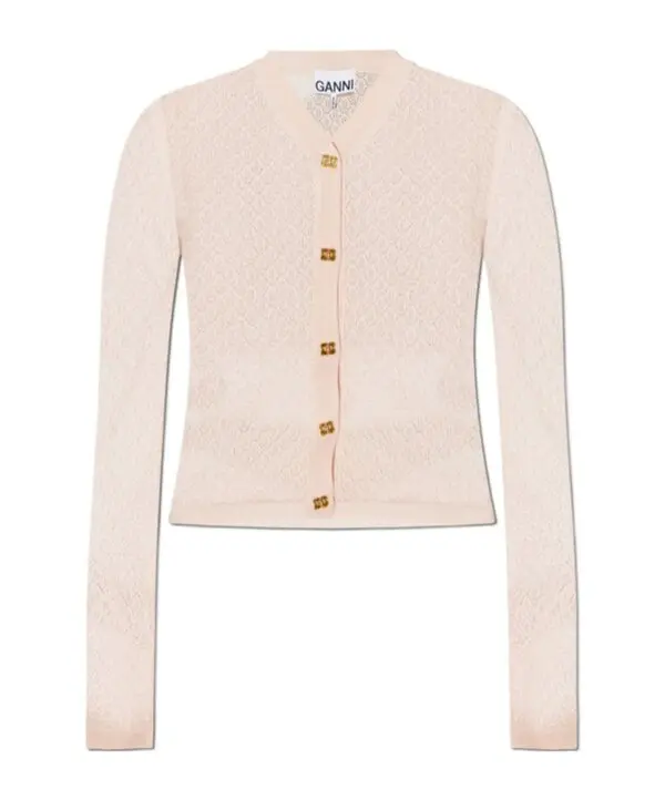 GANNI Long-sleeved Cardigan