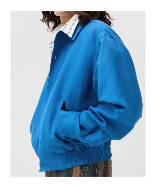 Versace Button-up Blouson With Classic Collar