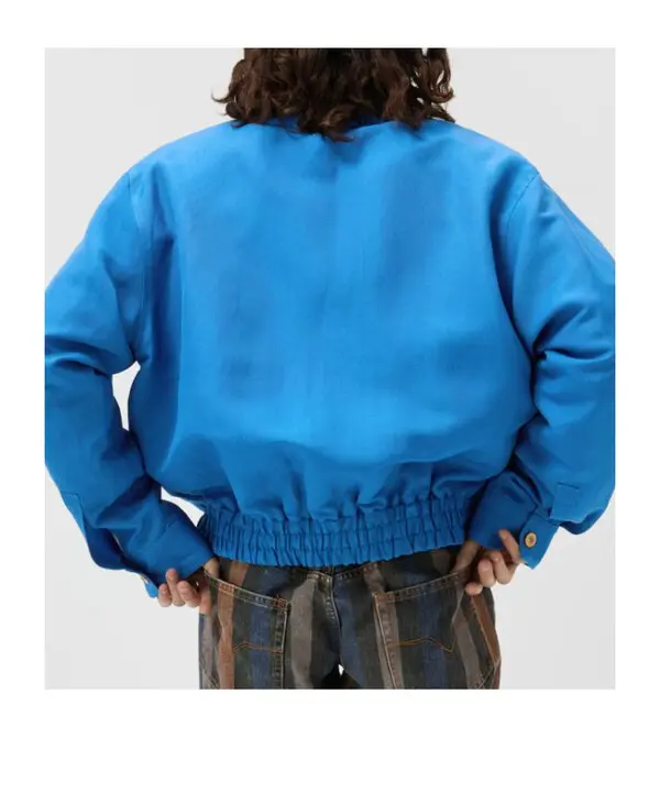 Versace Button-up Blouson With Classic Collar