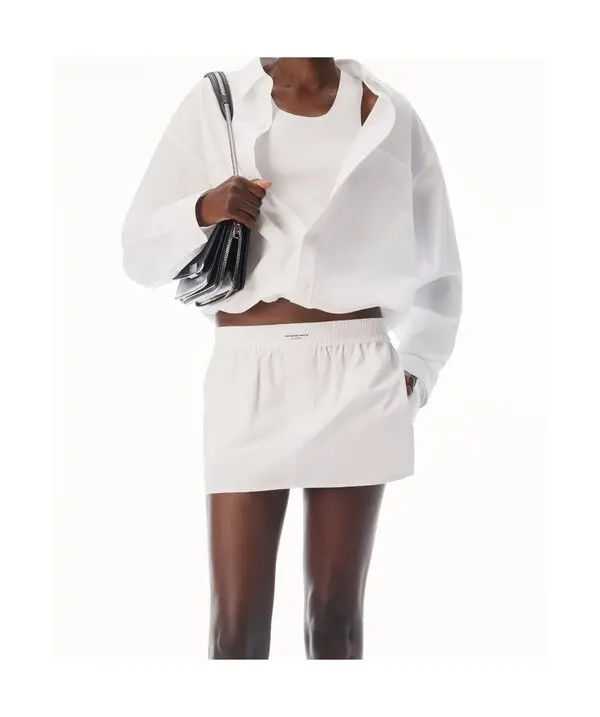 Alexander Wang Cropped Striped Shirt