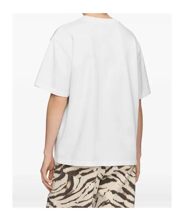 GANNI T-shirt In Broderie Anglaise