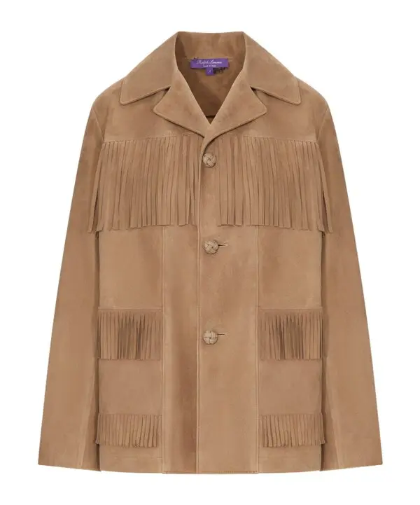 Ralph Lauren Perce Fringe-trim Jacket