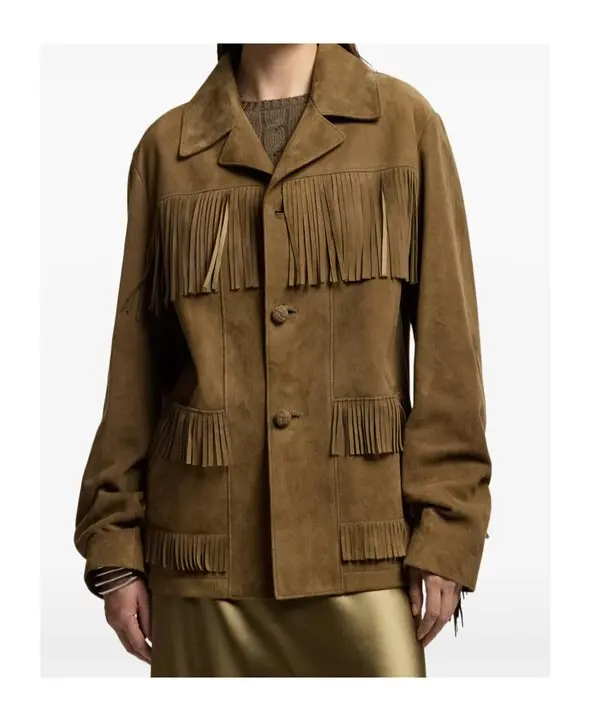 Ralph Lauren Perce Fringe-trim Jacket