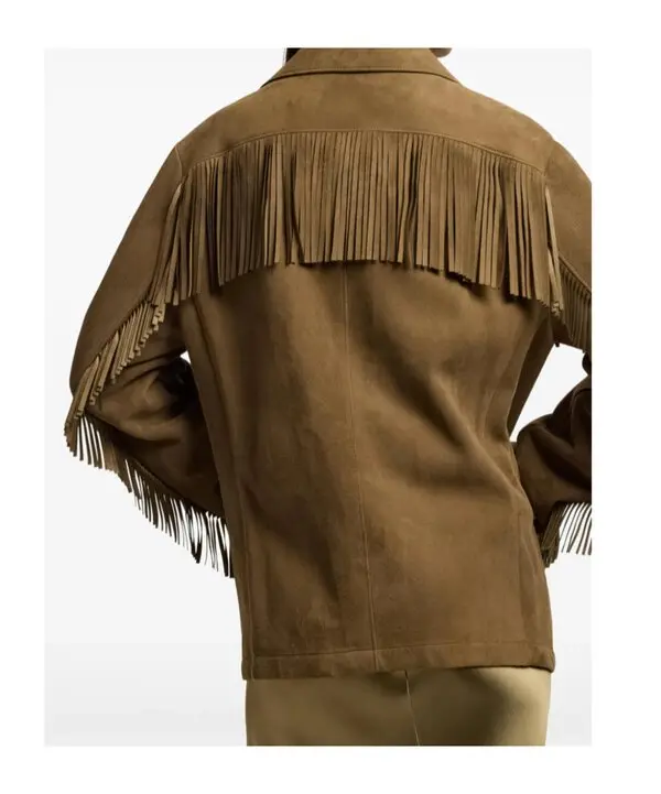 Ralph Lauren Perce Fringe-trim Jacket