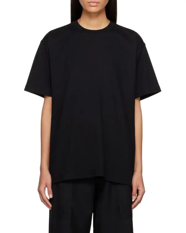 Burberry Check-panelled Crewneck T-shirt