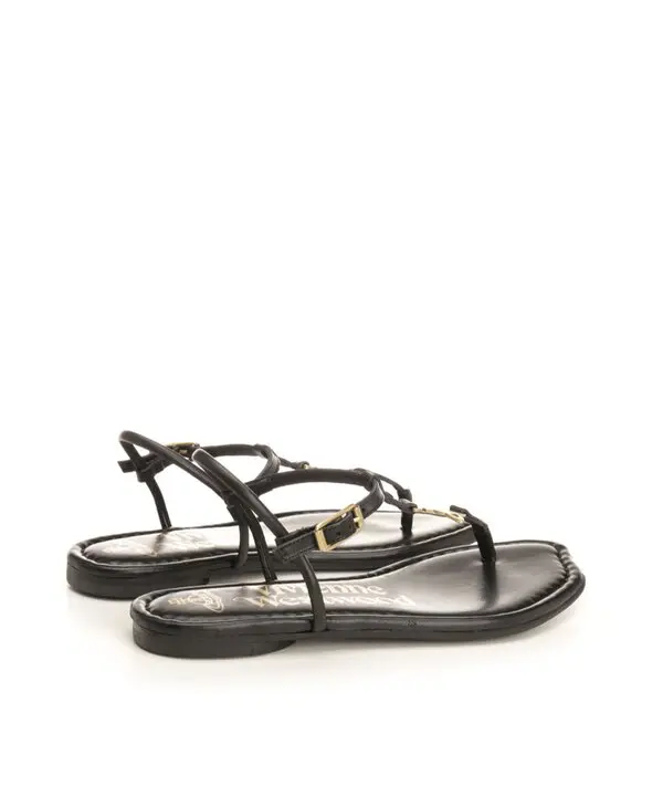 VIVIENNE WESTWOOD Orb Plaque Thong Sandals