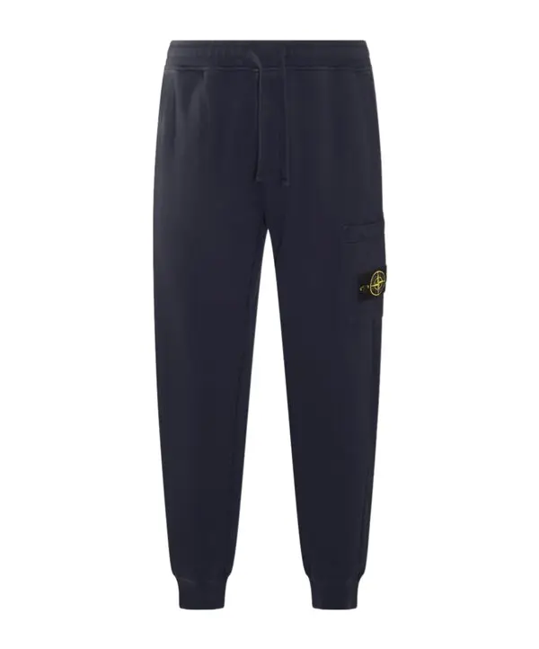 Stone Island Logo Patch Drawstring Sweatpants