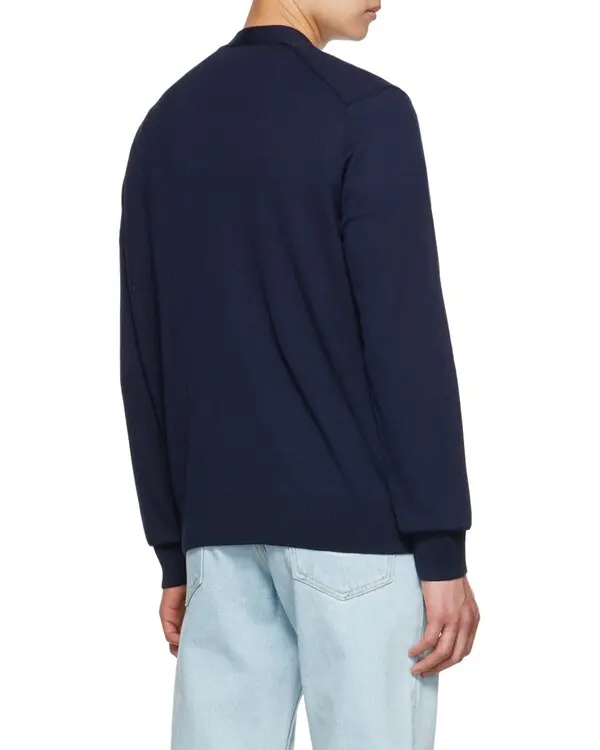Maison Kitsuné V-neck Long-sleeved Cardigan