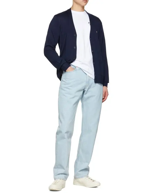 Maison Kitsuné V-neck Long-sleeved Cardigan