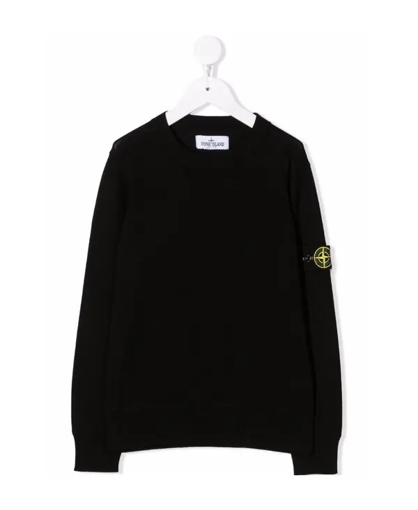 Stone Island Logo-patch Sleeve Jumper