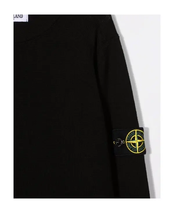 Stone Island Logo-patch Sleeve Jumper