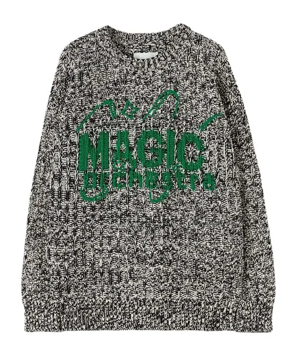 JIL SANDER Logo Jacquard Crewneck Sweater