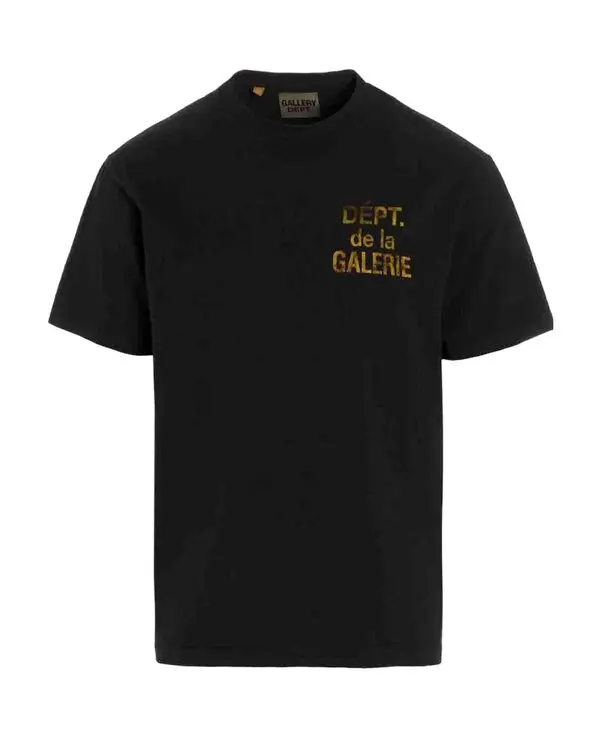 GALLERY DEPT. Printed Crew Neck T-shirt - Black