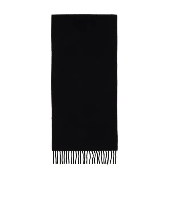 VIVIENNE WESTWOOD Logo Embroidered Fringed Scarf