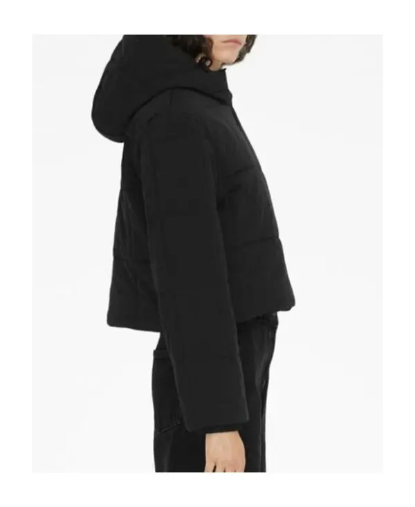 Burberry Hooded Cropped Quilted Down Jacket