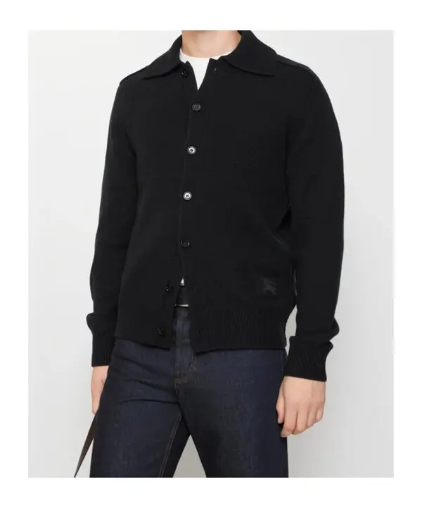 Burberry Cashmere Cardigan With Equestrian Knight Design