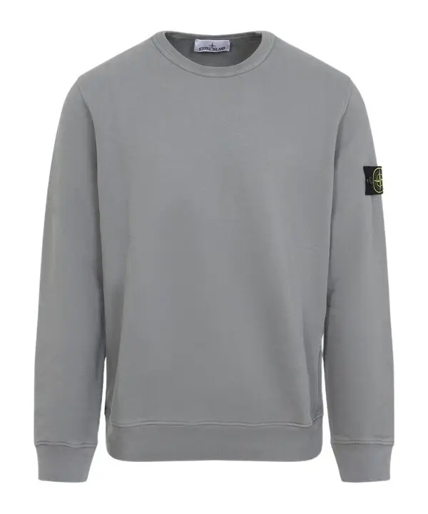 Stone Island Logo Patch Crewneck Sweatshirt - No