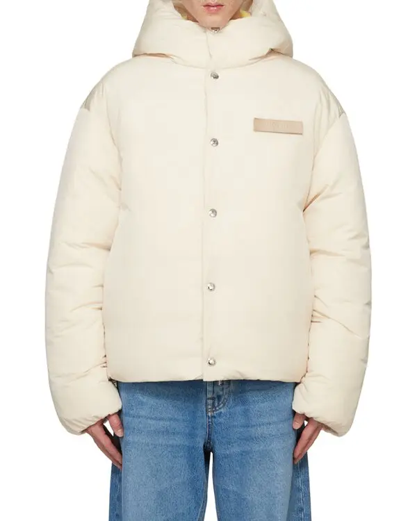Jacquemus Logo Patch Padded Coat