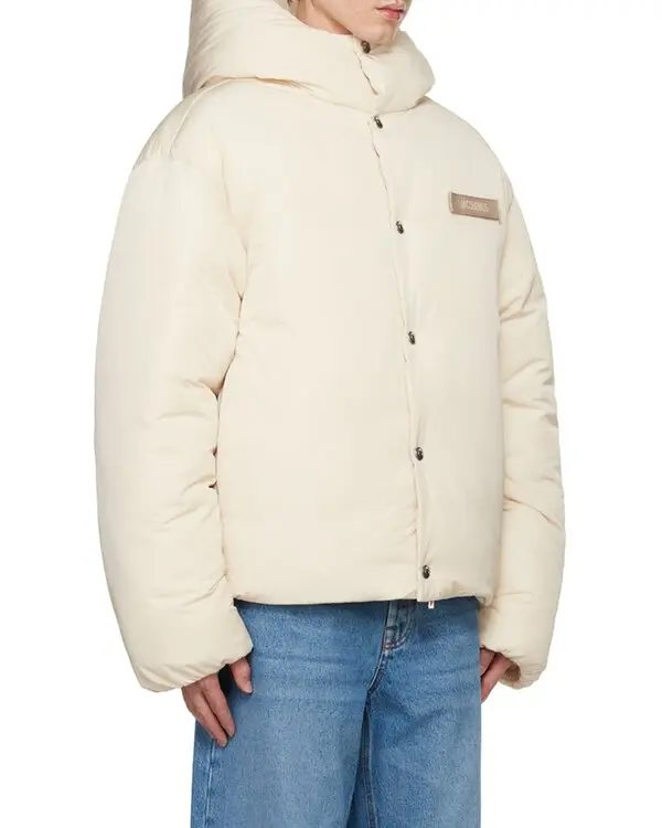 Jacquemus Logo Patch Padded Coat