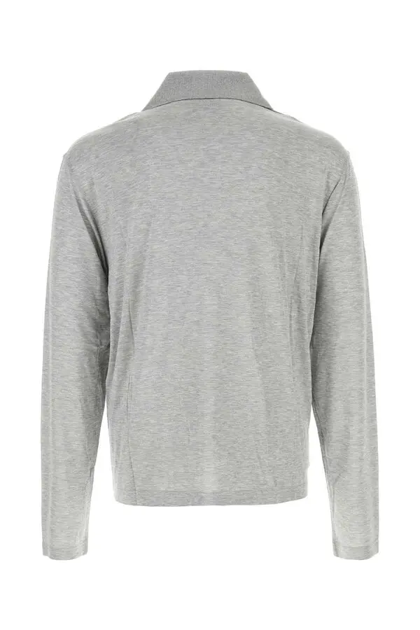 AMI Paris Long-sleeve Polo Shirt