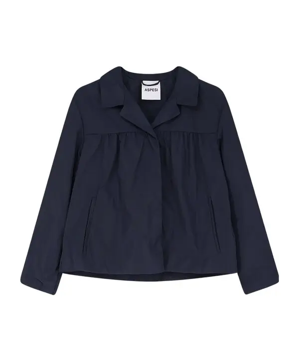 Aspesi Gathered Short Jacket - Black