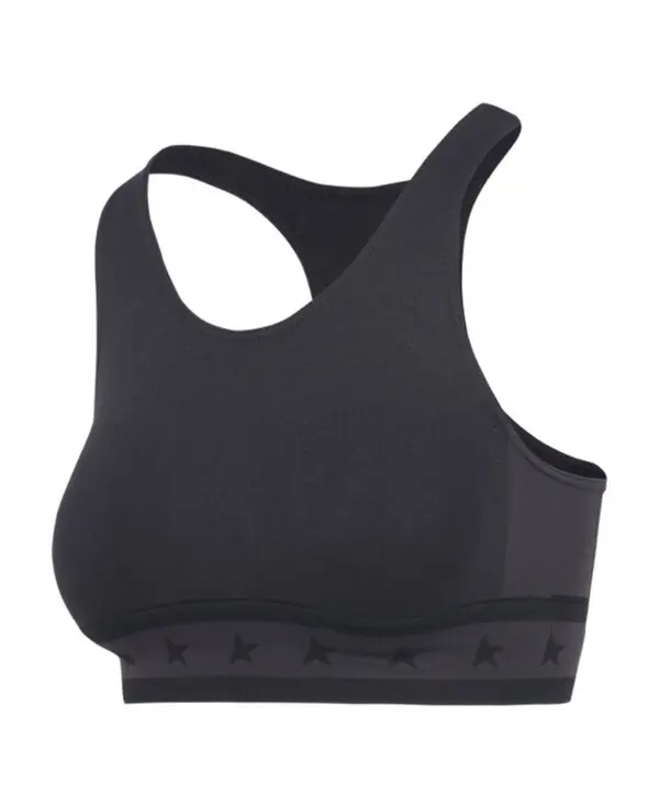 GOLDEN GOOSE Logo Waistband Sports Bra