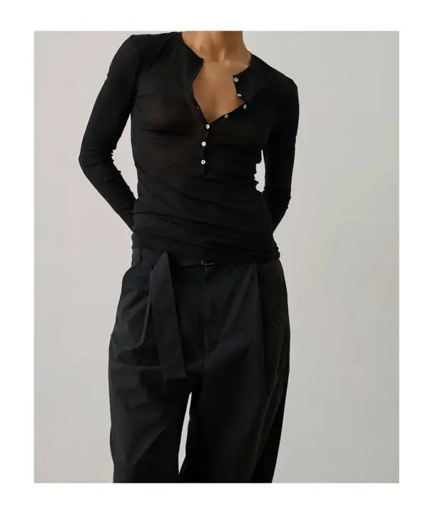 Soeur Long-sleeved Lightweight Knit Sweater