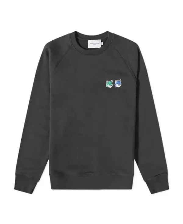 Maison Kitsuné Logo-patch Cotton Sweatshirt