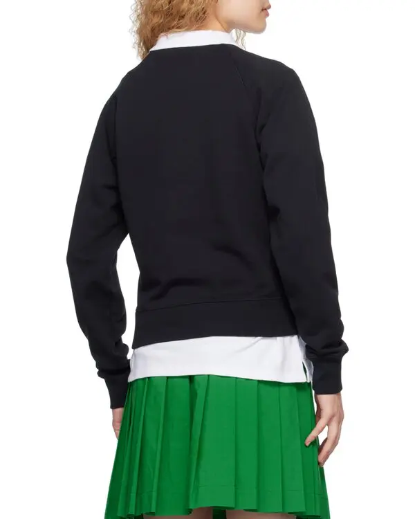Maison Kitsuné Logo-patch Cotton Sweatshirt