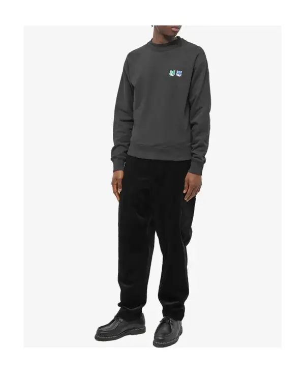 Maison Kitsuné Logo-patch Cotton Sweatshirt
