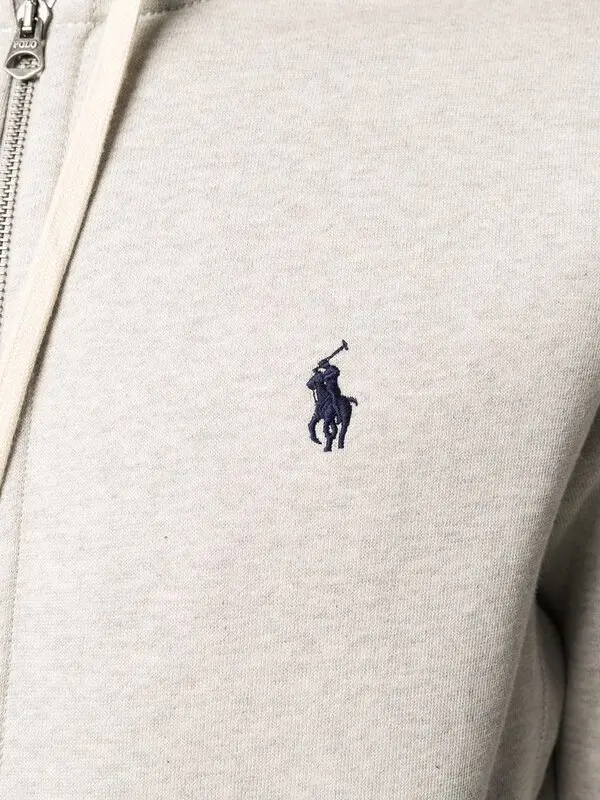 Ralph Lauren Polo Pony Embroidered Zip-up Hoodie