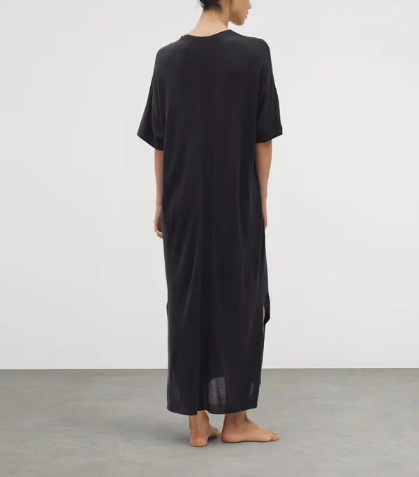 SHELEP Merino-silk V-neck Kaftan