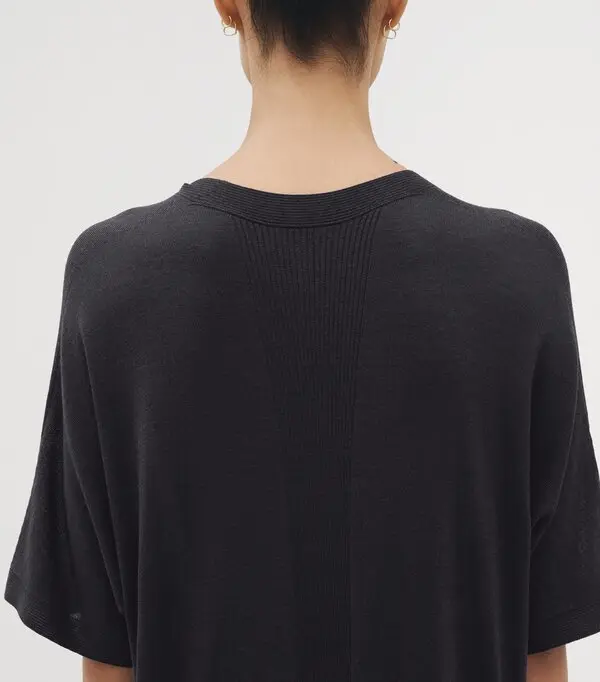 SHELEP Merino-silk V-neck Kaftan