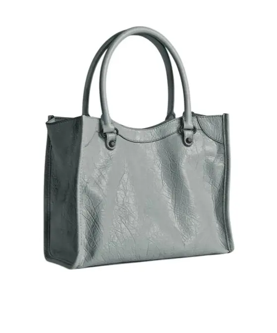 Balenciaga Le City Mini Shoulder Bag - Blue Grey