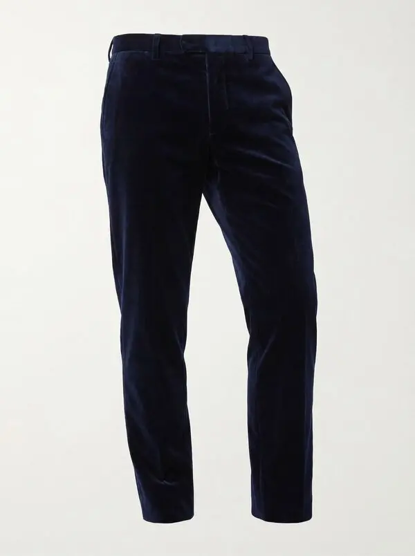 Gucci Stretch Velvet Formal Trousers