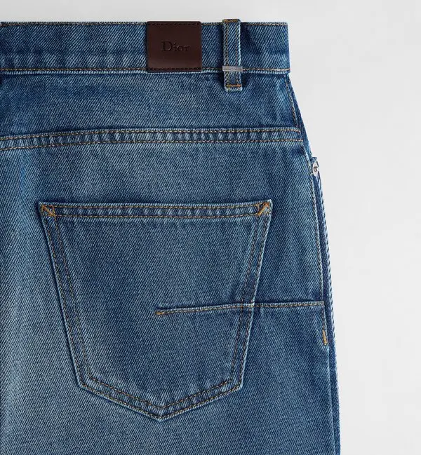 Dior Straight Denim Miniskirt
