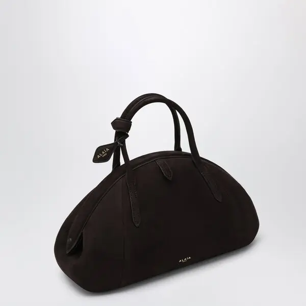 Alaïa Nubuck Top-handle Bag - Brown