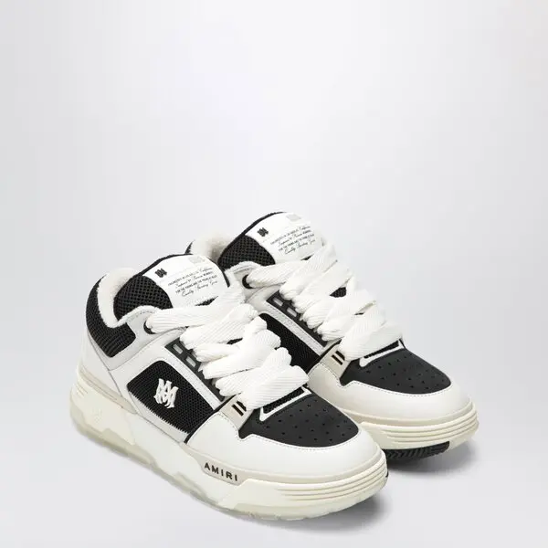 Amiri Ma-1 Perforated Leather And Textile Sneakers