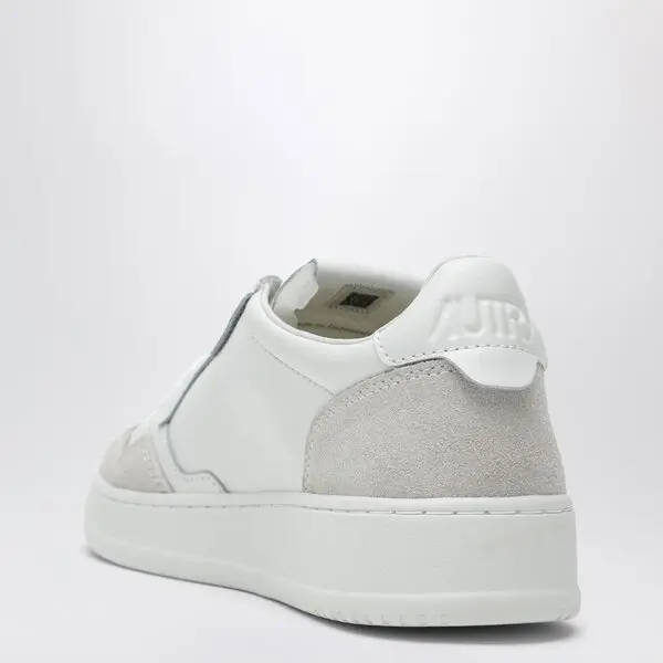 AUTRY Medalist Leather And Suede Low Top Sneakers - White