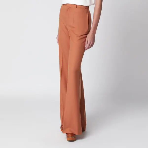 Chloé Flared Wool Trousers