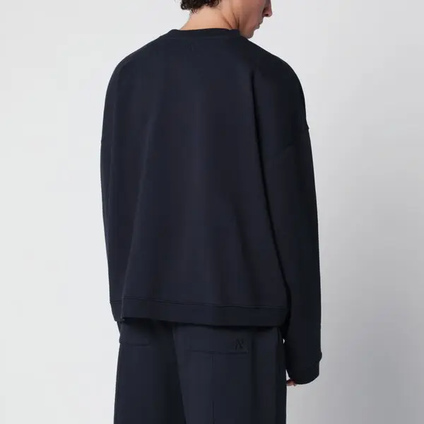 REPRESENT Midnight Navy Cotton Crew-neck Sweatshirt - Blue