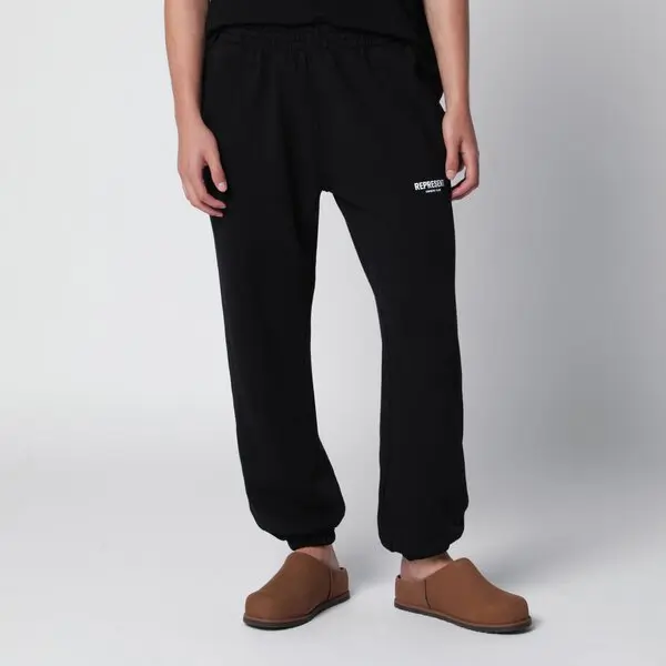 REPRESENT Cotton Jogging Trousers - Black