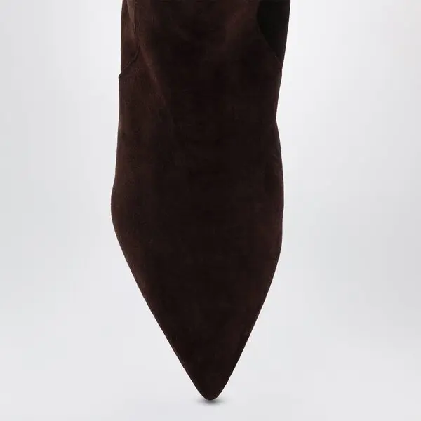 Paris Texas Suede Pointed-toe Stiletto Boots