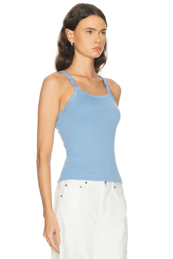 RE/DONE Knotted Ribbed Tank
