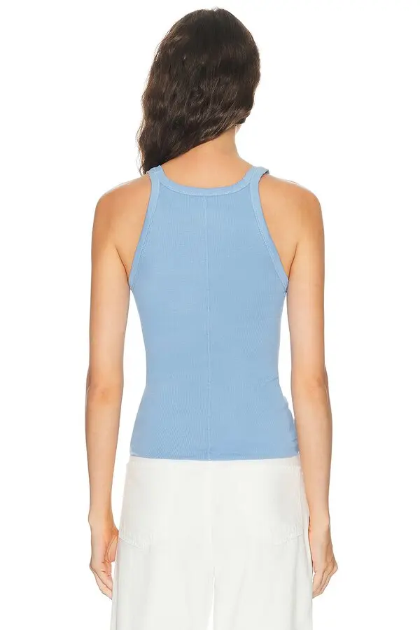 RE/DONE Knotted Ribbed Tank - Seaside