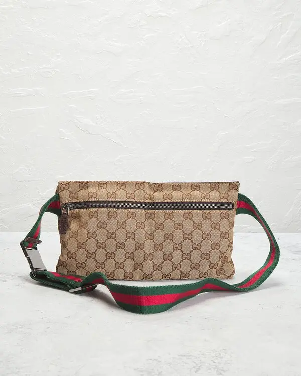 FWRD RENEW Gucci Double Pocket Belt Bag