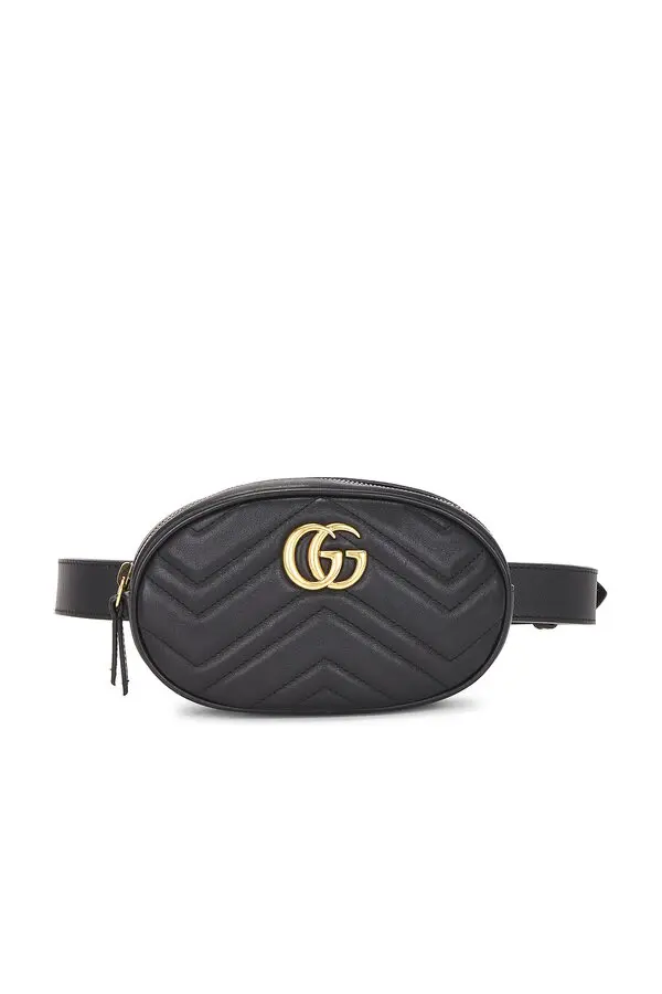 Gucci Gg Marmont Belt Bag - Black