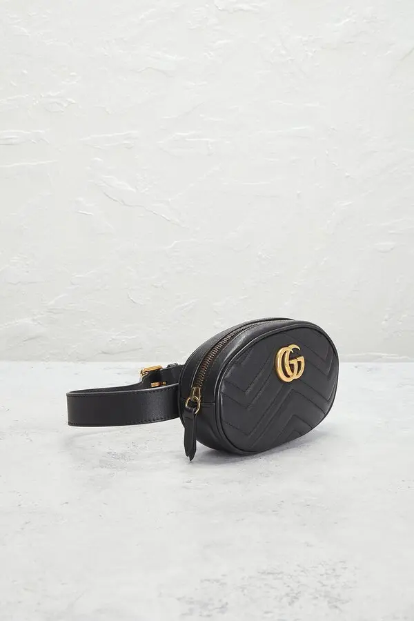 Gucci Gg Marmont Belt Bag - Black